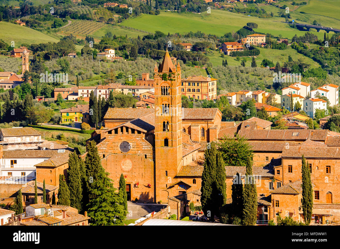 Historic centre of Siena. UNESCO a World Heritage Site Stock Photo - Alamy