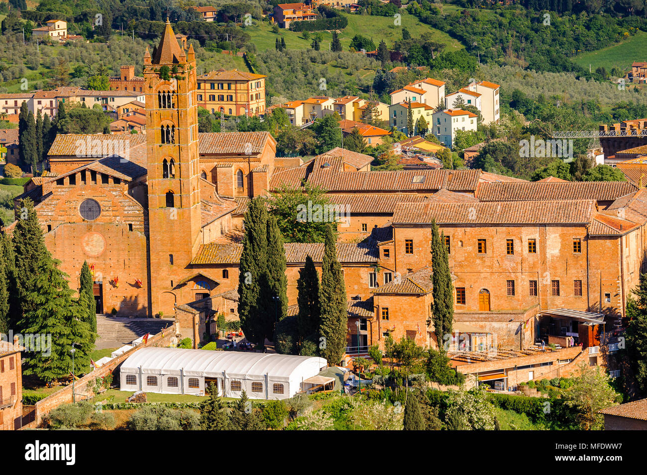 Historic centre of Siena. UNESCO a World Heritage Site Stock Photo - Alamy