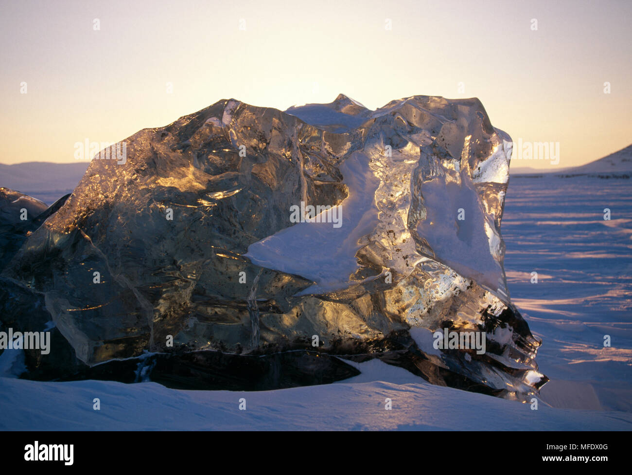 CRYSTAL CLEAR ICEBERG Svalbard, Arctic Norway Stock Photo - Alamy