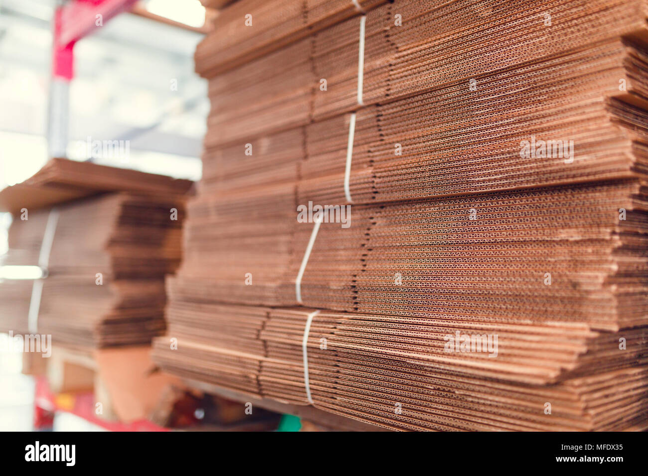 Image of many cardboard boxes Stock Photo - Alamy