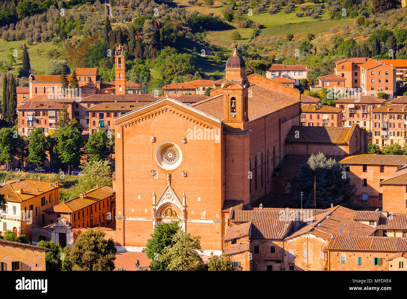 Historic centre of Siena. UNESCO a World Heritage Site Stock Photo - Alamy