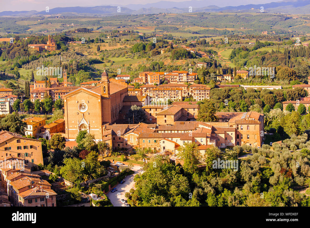Historic centre of Siena. UNESCO a World Heritage Site Stock Photo - Alamy