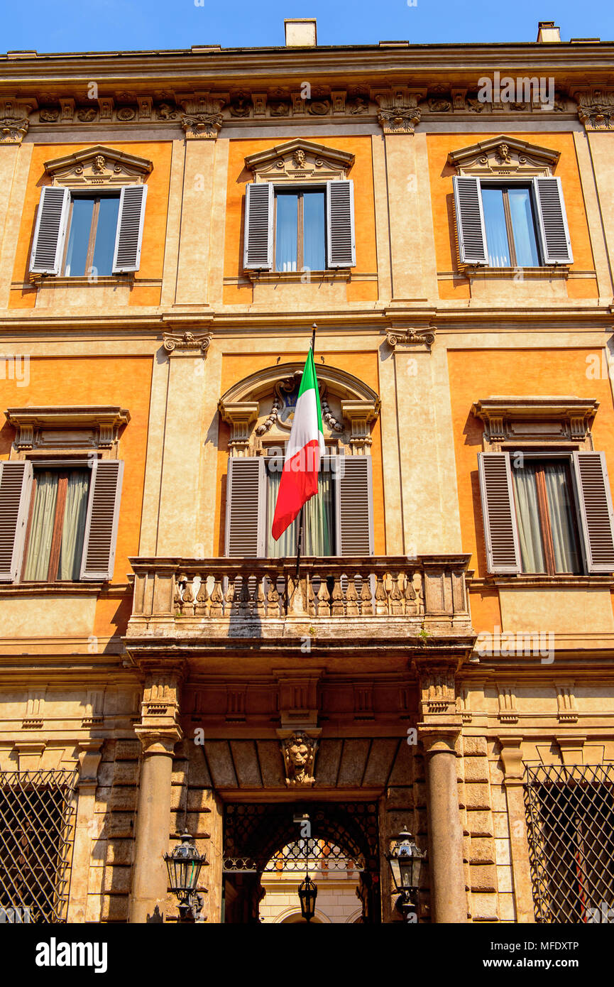 Historic Center of Rome, Italy. Rome is the capital of Italy and a ...
