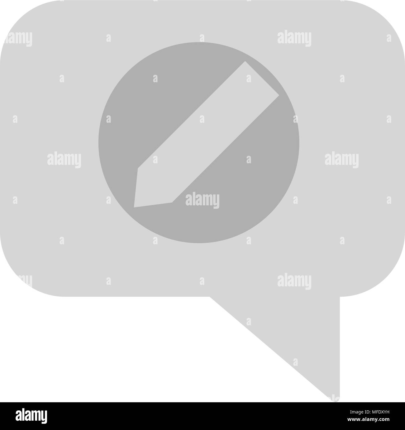 Speech bubble edit hi-res stock photography and images - Alamy