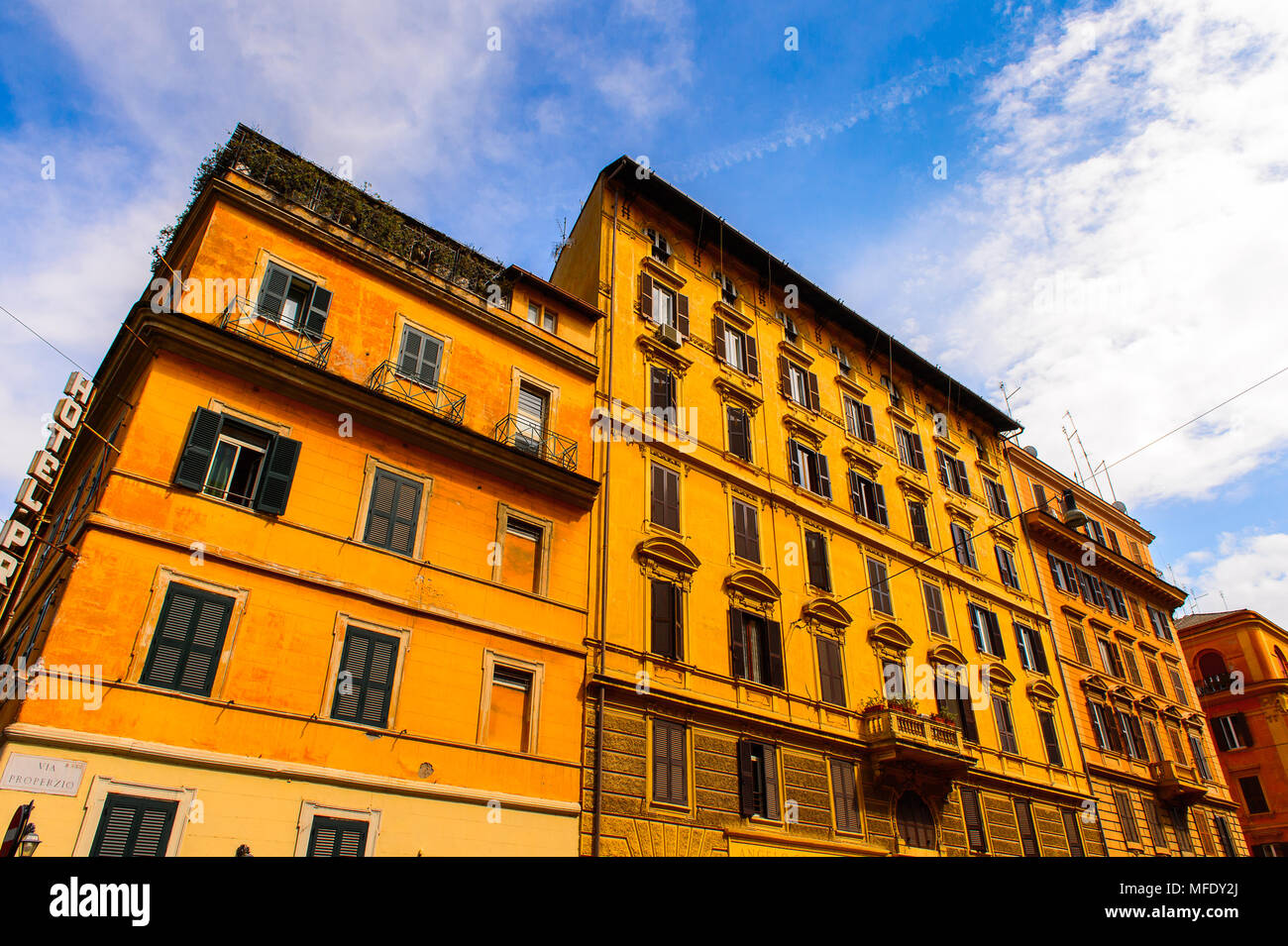Historic Center of Rome, Italy. Rome is the capital of Italy and a ...