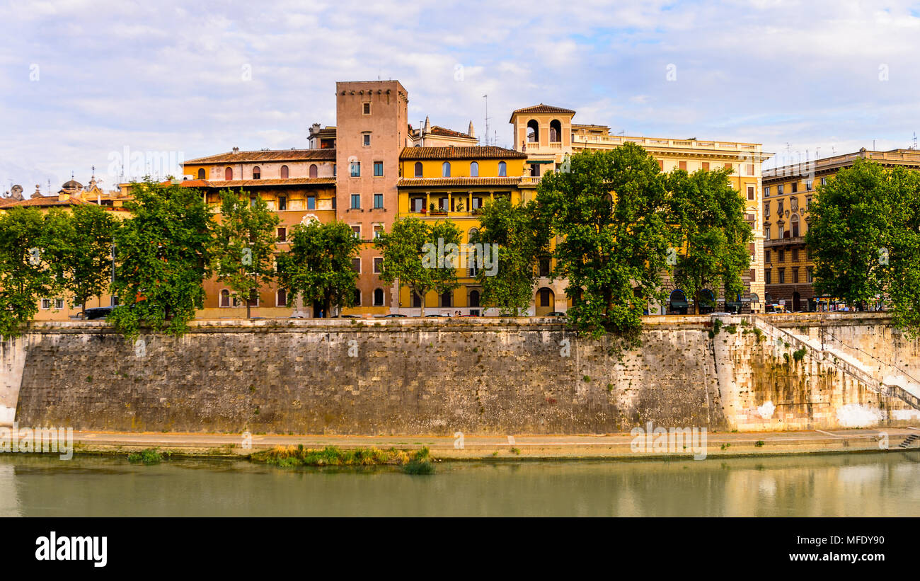 Historic Center of Rome, Italy. Rome is the capital of Italy and a ...