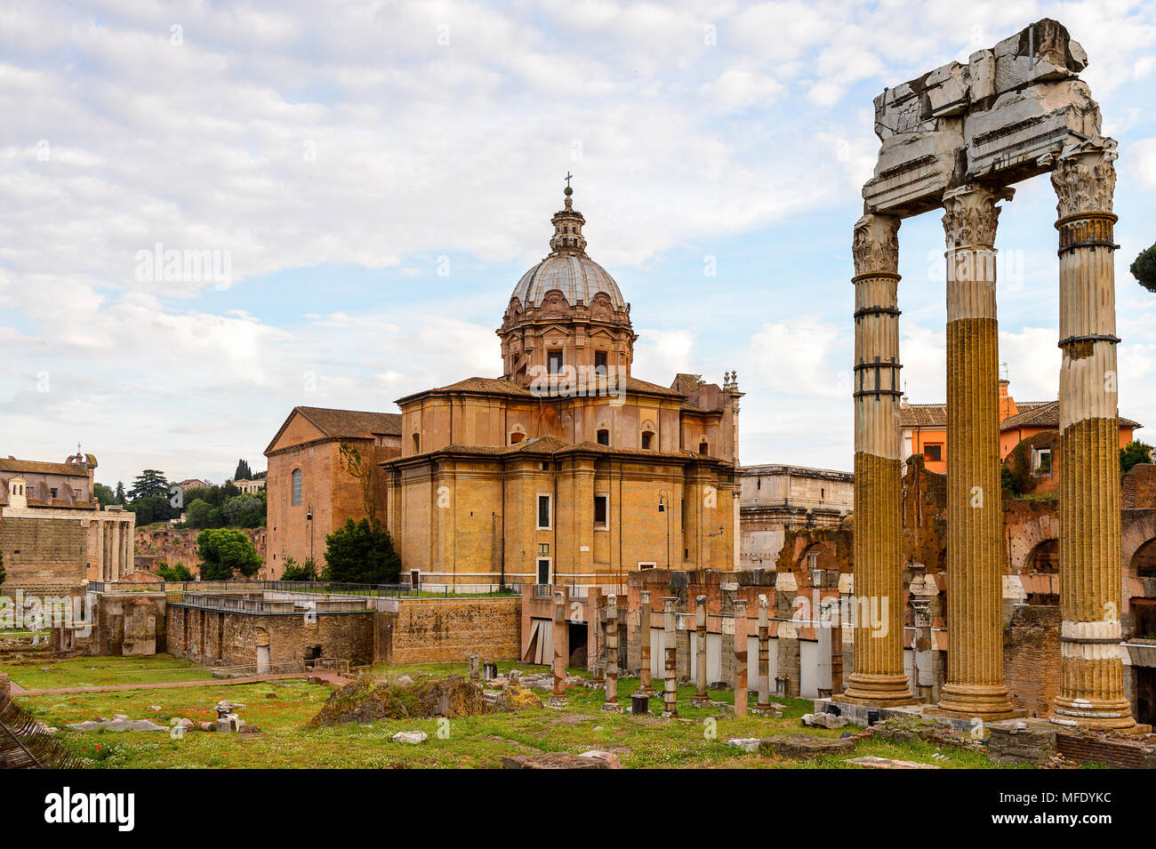 Most important forum in ancient rome hi-res stock photography and ...