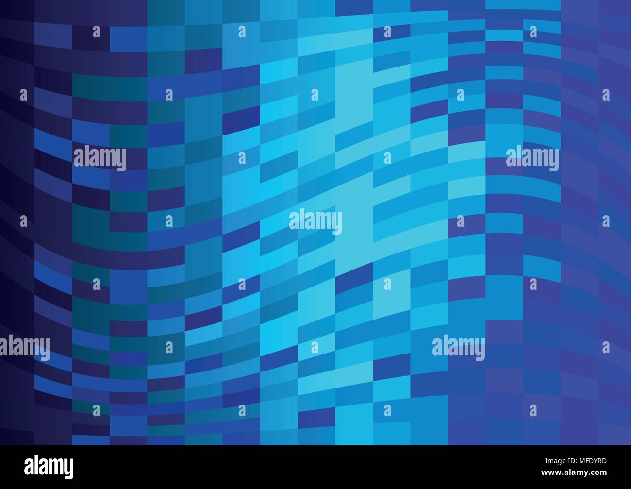 Blue rectangle abstract background hi-res stock photography and images ...