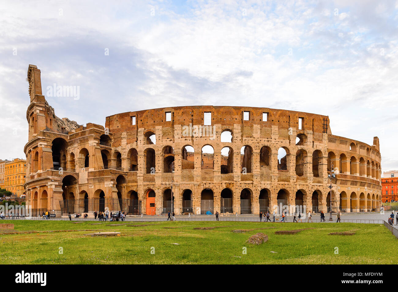Panoramic view colosseum one main hi-res stock photography and images ...