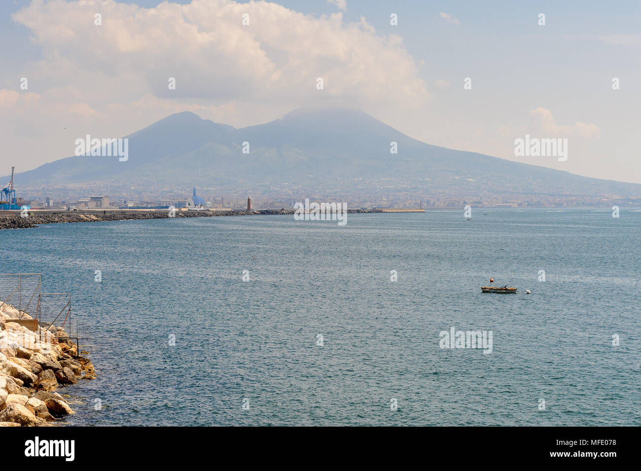 Vesuvius volcano in Naples, Italy Stock Photo - Alamy
