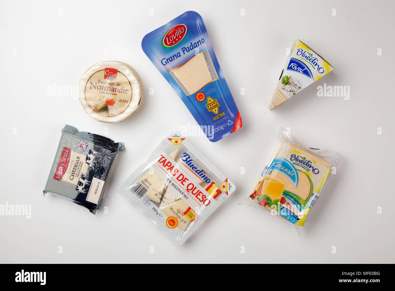 Packaged dairy products hi-res stock photography and images - Alamy