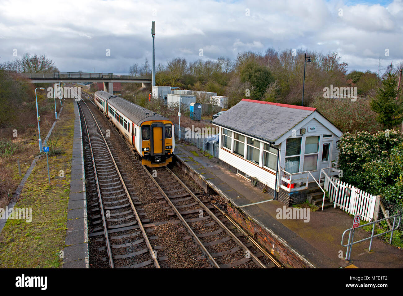 Acle railway station on the Wherry lines between Norwich and Great ...