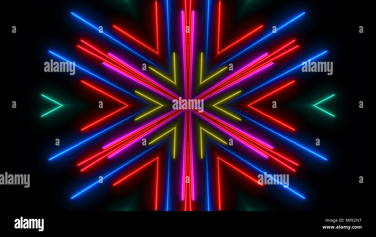 Colorful neon light. Abstract digital backdrop Stock Photo - Alamy