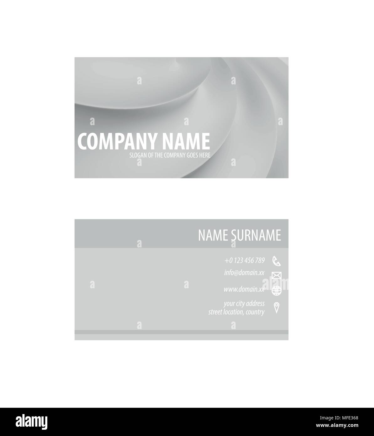 Simple card template Stock Vector Images - Alamy