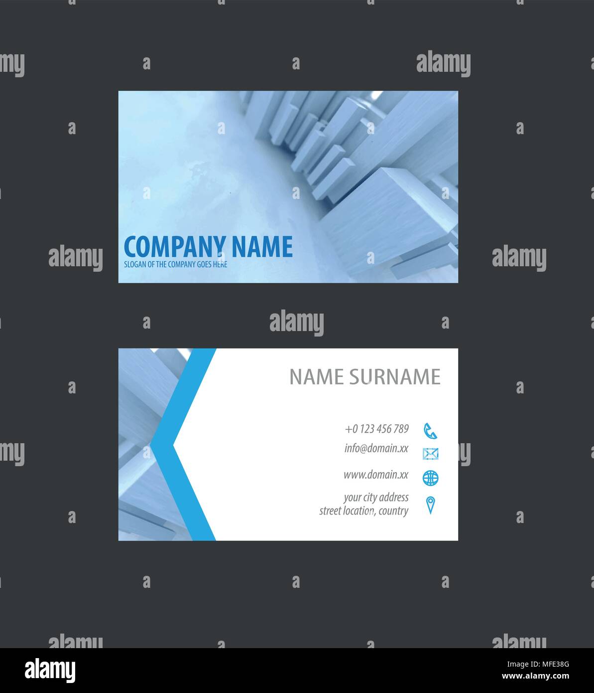 Business card for company hi-res stock photography and images - Alamy