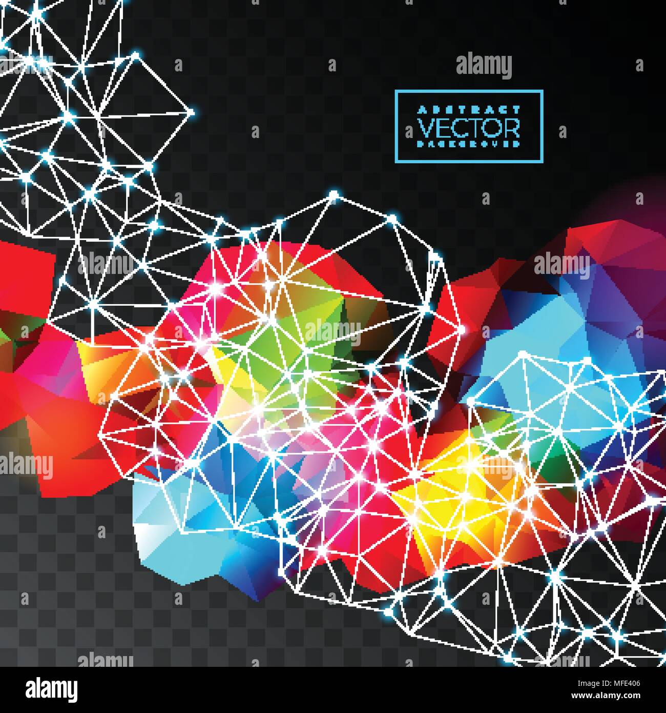 Vector geometric background illustration. Abstract polygonal design ...