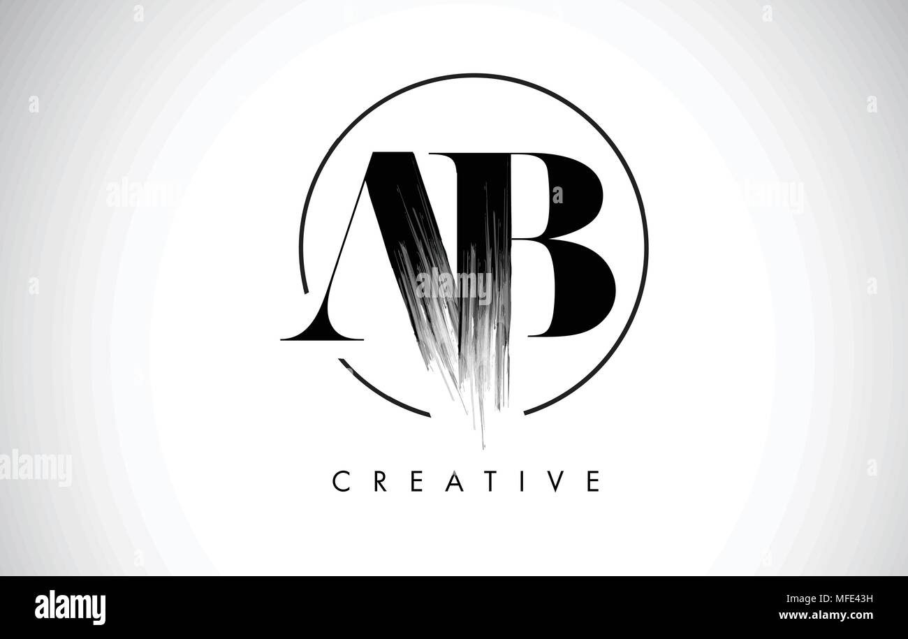 B logo design Stock Vector Images - Alamy