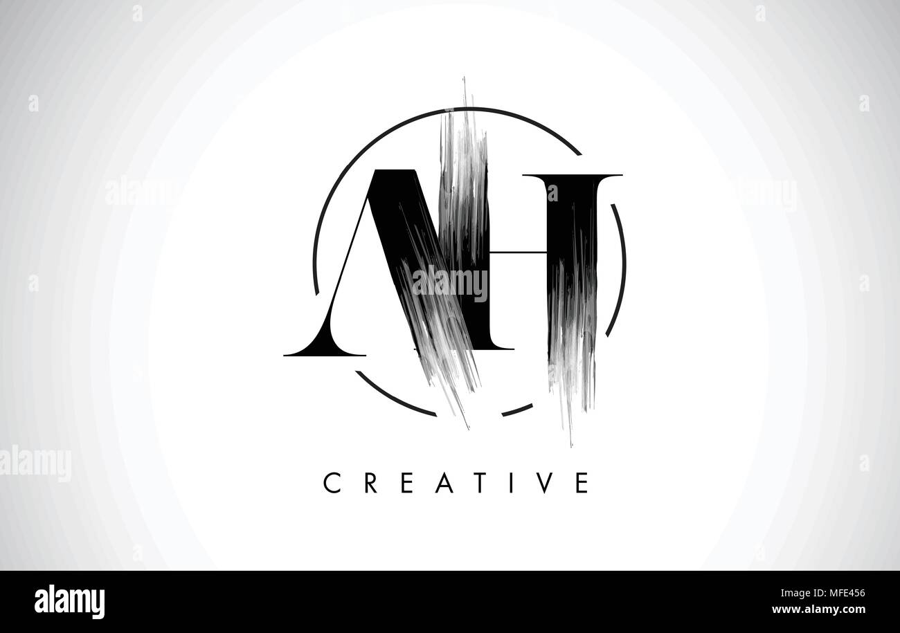 Ah circle logo Stock Vector Images - Alamy