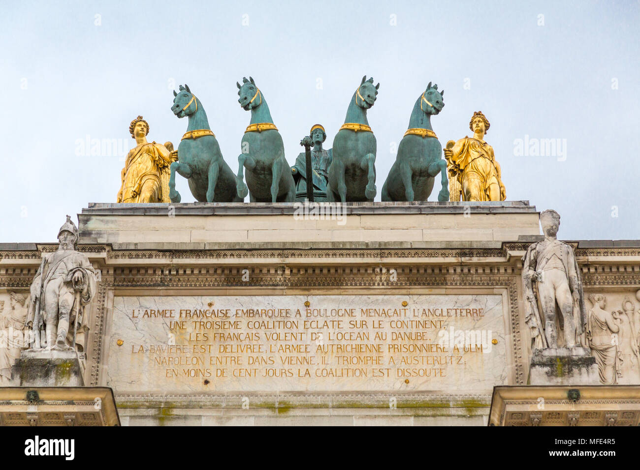 Louvre museum entrance sign paris hi-res stock photography and images ...