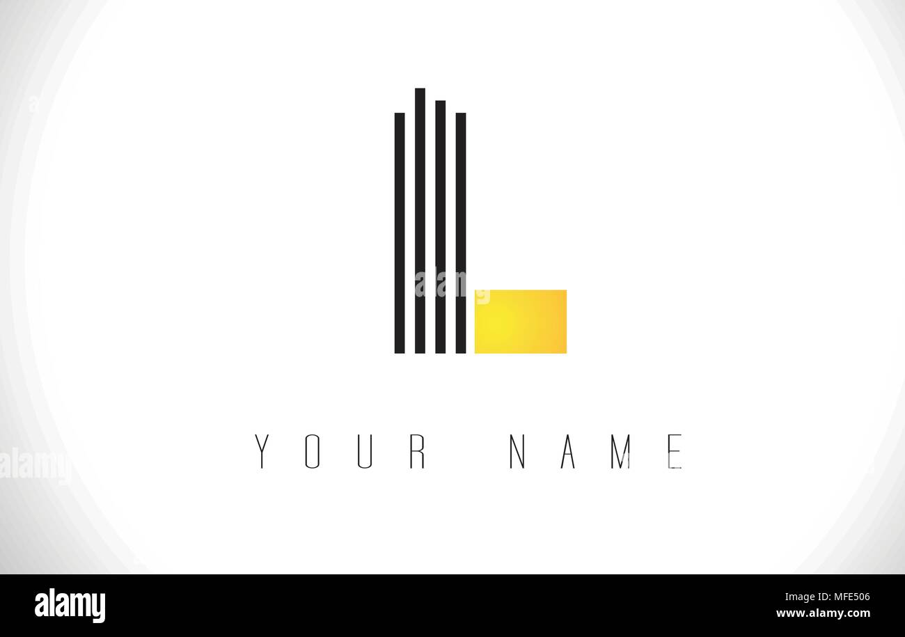 L Black Lines Letter Logo. Creative Line Letters Design Vector Template ...