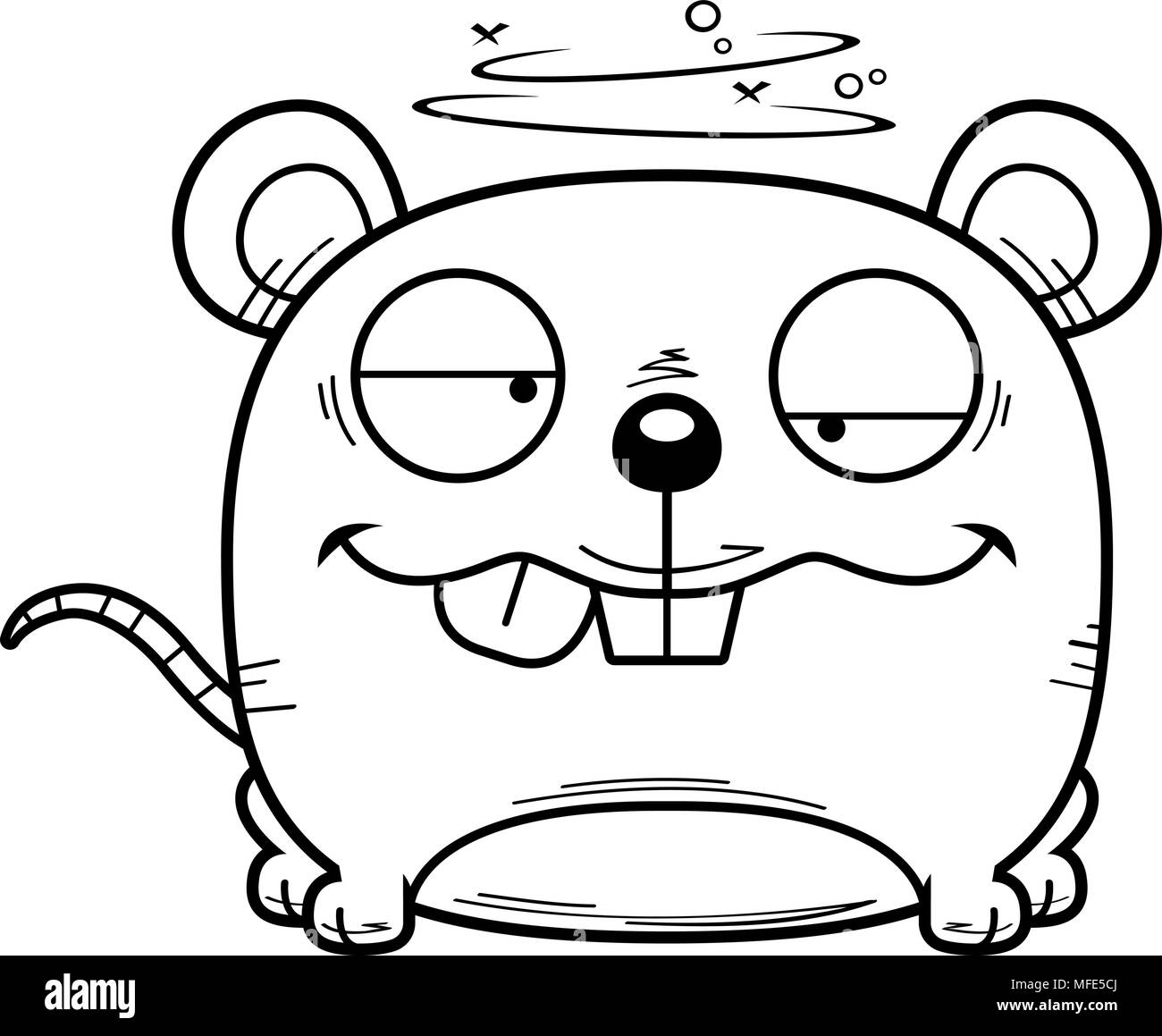 Sick rodent Stock Vector Images - Alamy