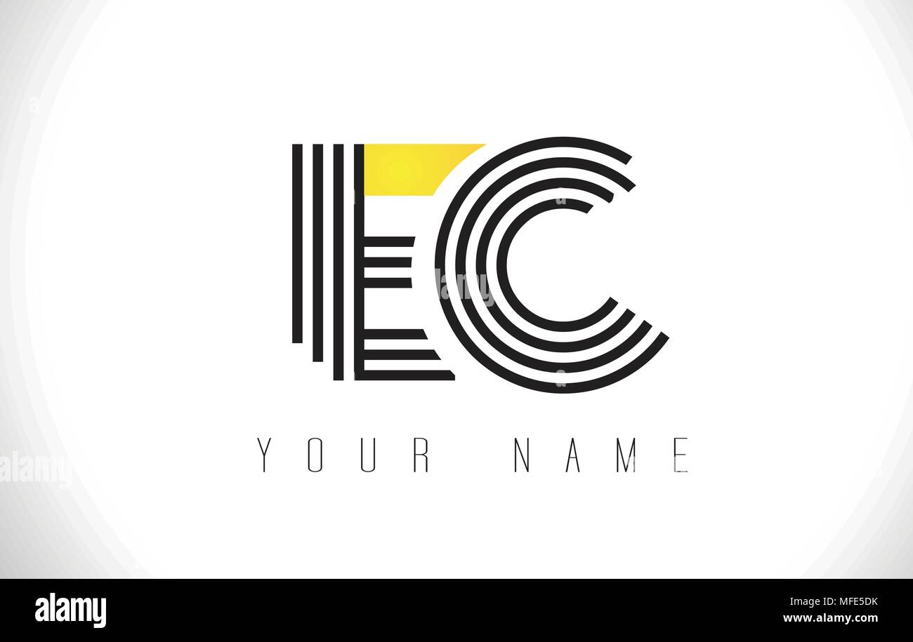 Ec logo design hi-res stock photography and images - Alamy