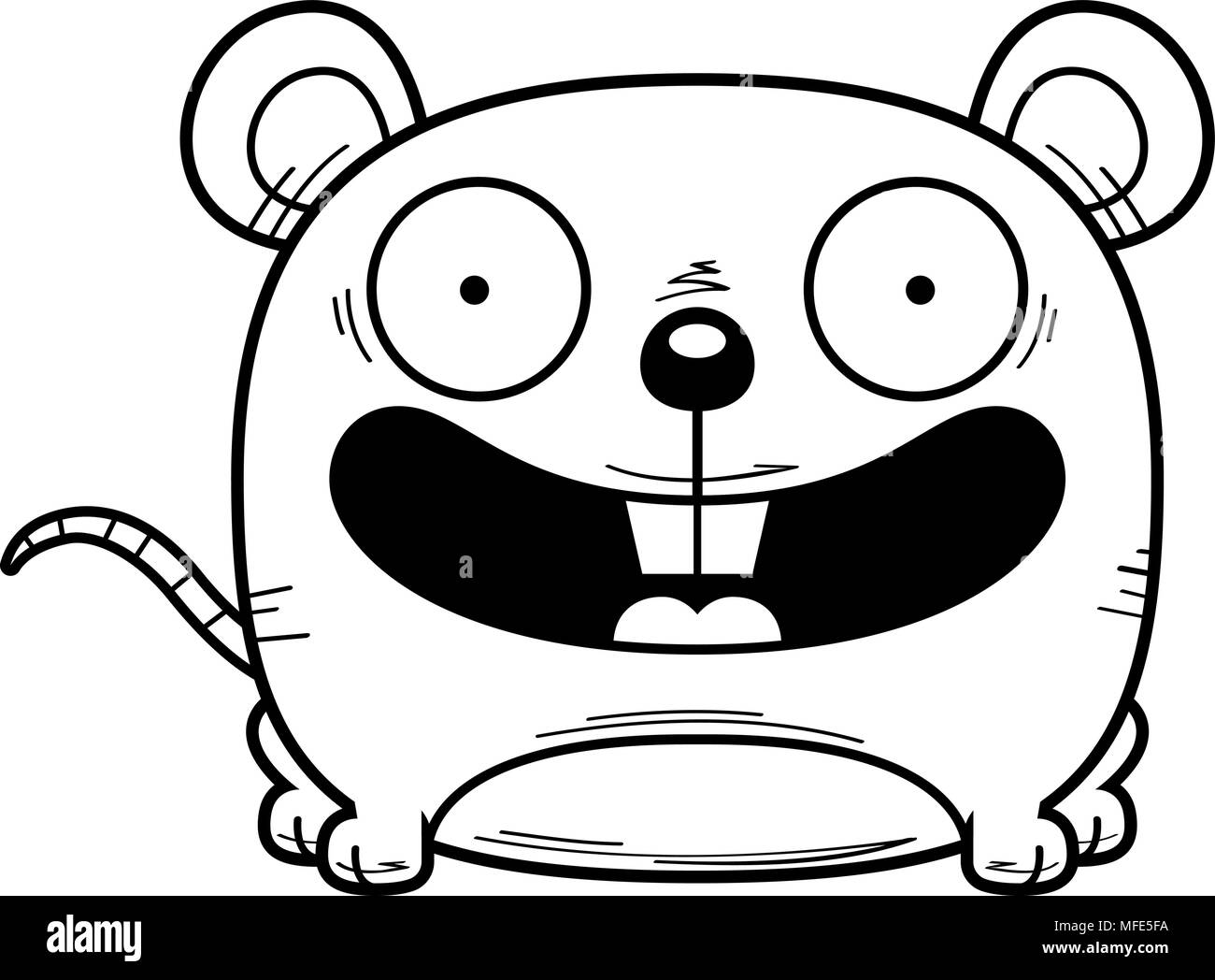 A cartoon illustration of a mouse smiling Stock Vector Image & Art - Alamy