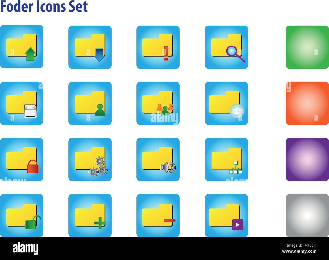 Folder icon document icons hi-res stock photography and images - Alamy