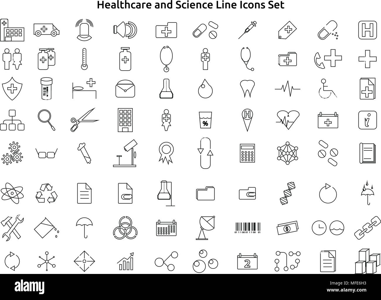 Healthcare pictogram hi-res stock photography and images - Alamy