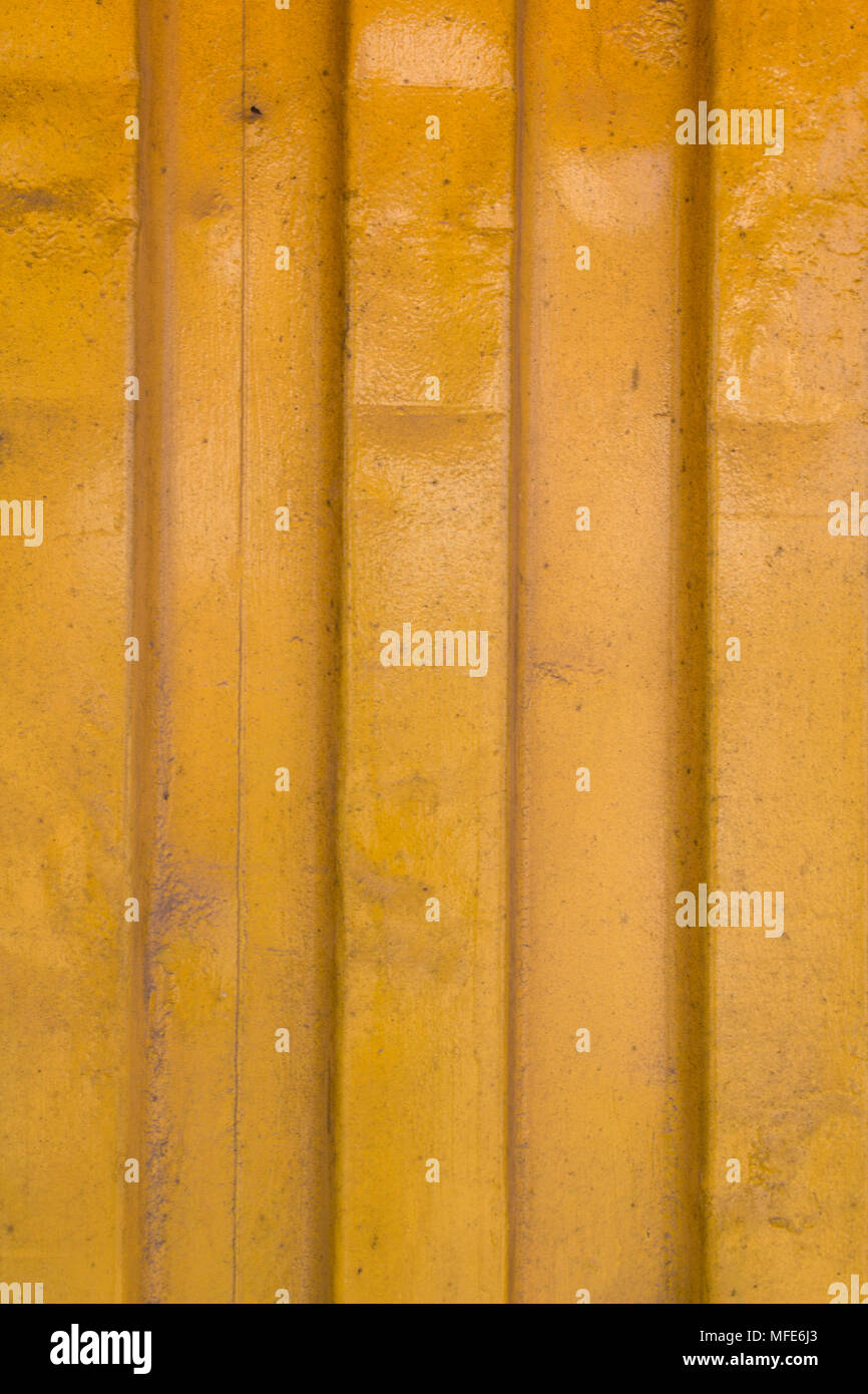yellow cargo ship container texture Stock Photo - Alamy