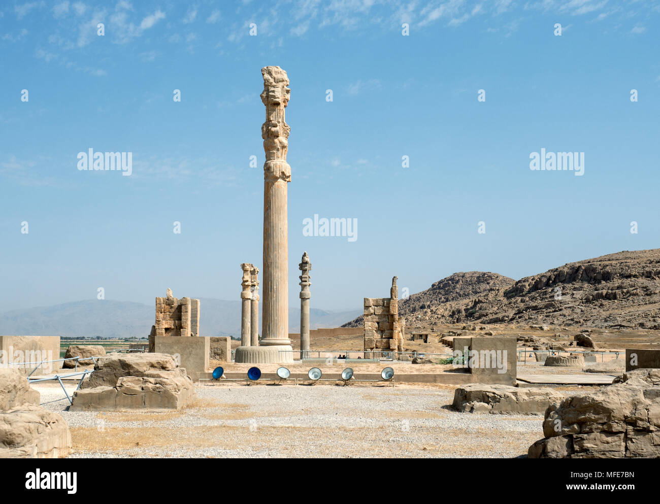 Persepolis ruins, UNESCO World Heritage site, Iran Stock Photo - Alamy