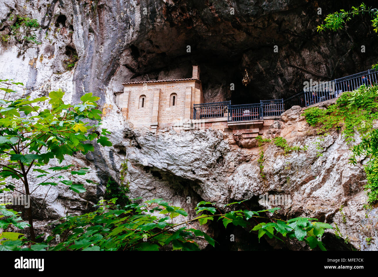 Holy Cave and Shrine to the Virgin Mary Stock Photo - Alamy