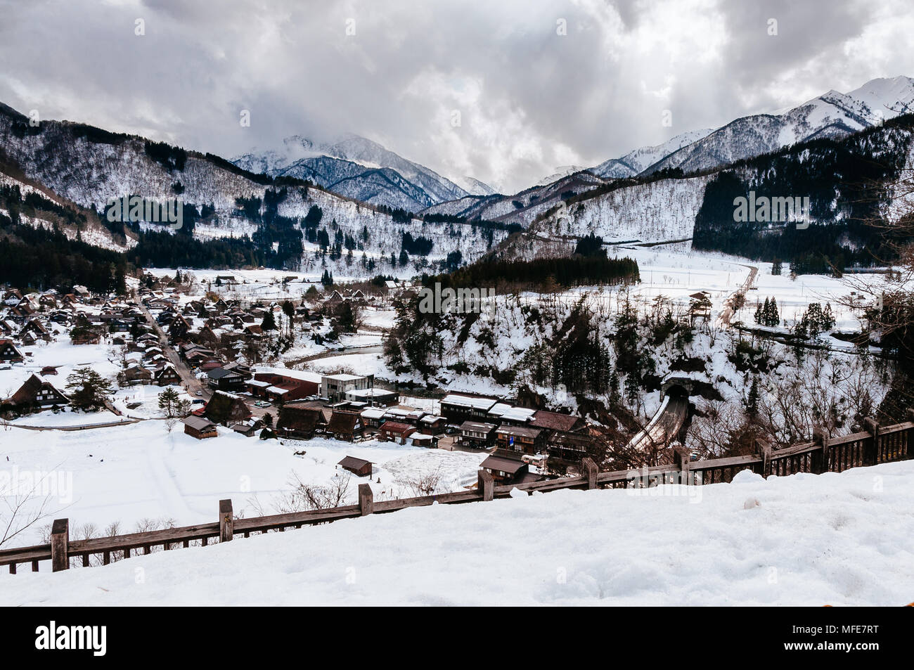 View of Ogimachi village in Shirakawa-go, Japan Stock Photo - Alamy