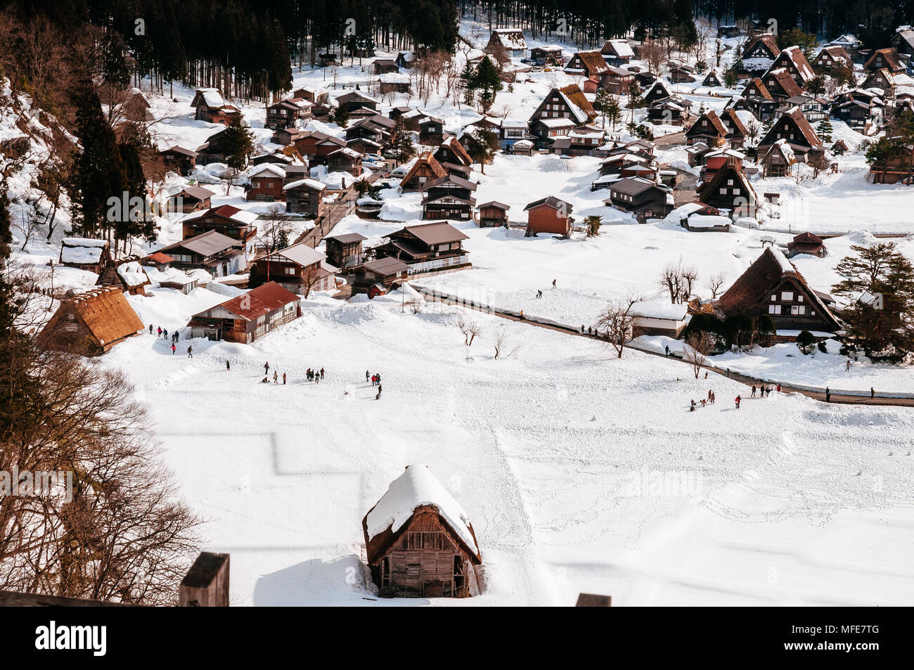 View of Ogimachi village in Shirakawa-go, Japan Stock Photo - Alamy