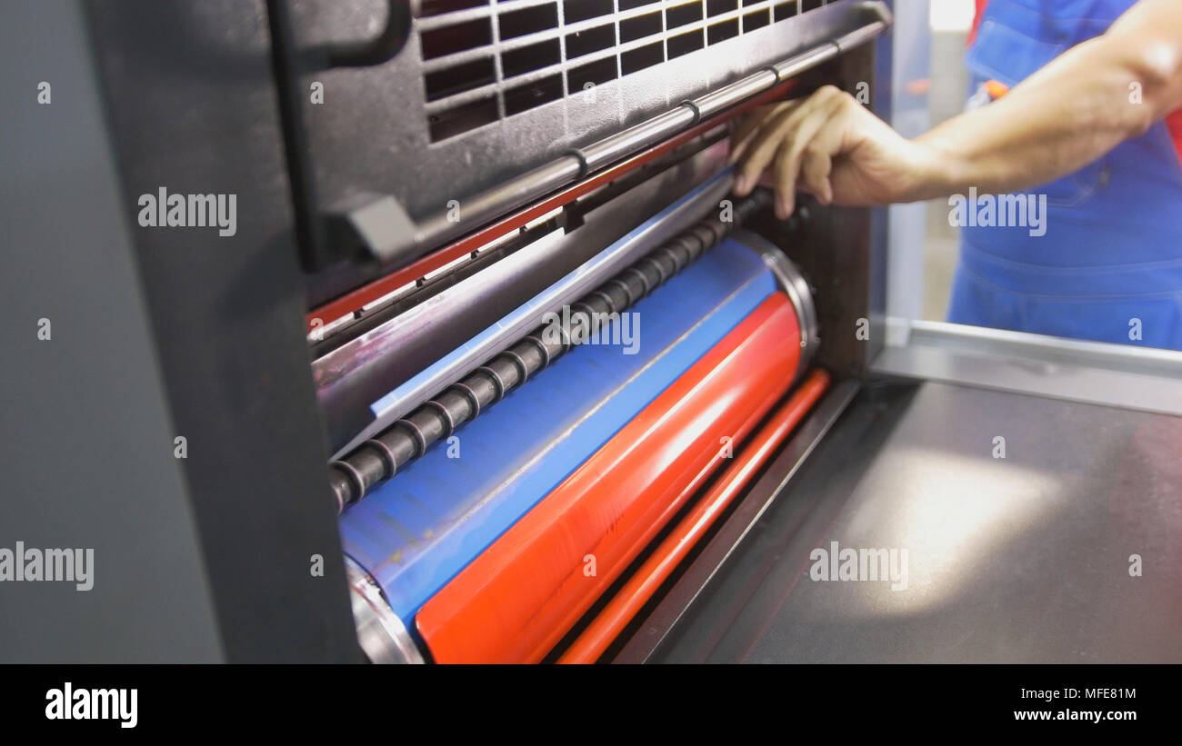 Newspaper Worker Printing Press High Resolution Stock Photography and ...