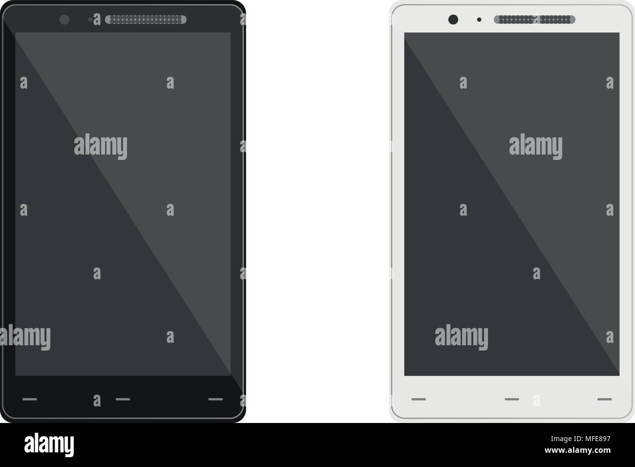 Smartphone cell phone phones cell phone Stock Vector Images - Alamy