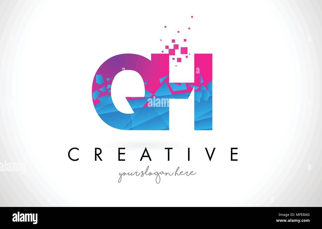 Qh logo Stock Vector Images - Alamy