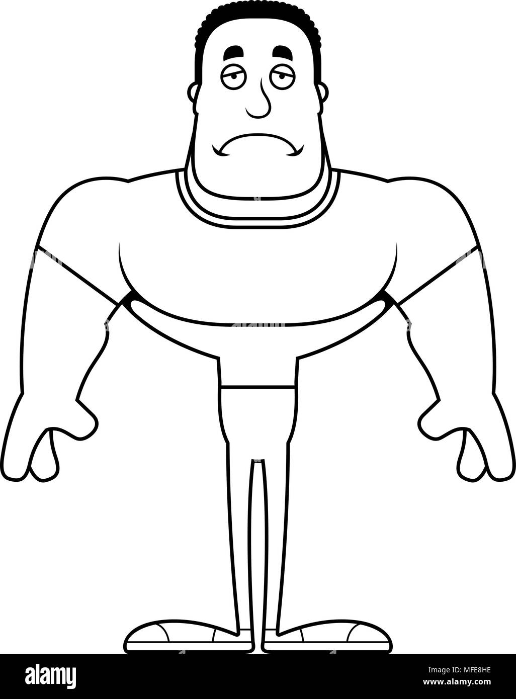 A cartoon man looking sad Stock Vector Image & Art - Alamy
