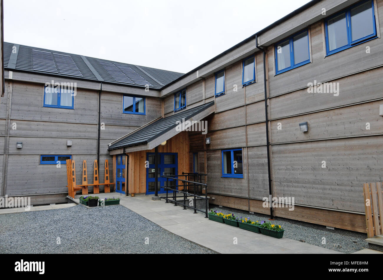 The new Fair Isle bird observatory on Fair Isle an island between ...