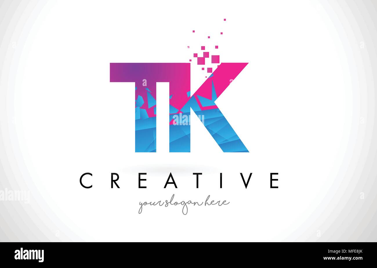 T k letter Stock Vector Images - Alamy