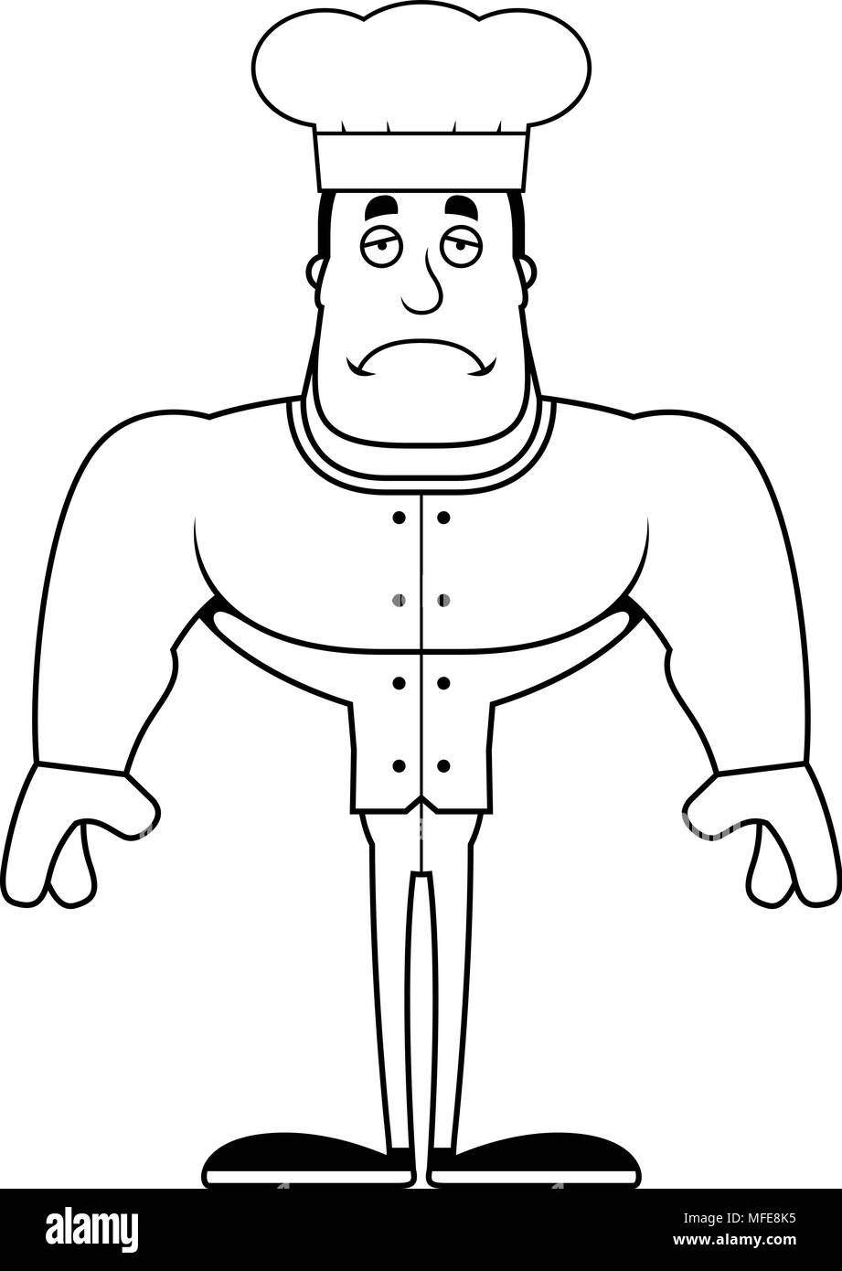 A cartoon chef looking sad Stock Vector Image & Art - Alamy