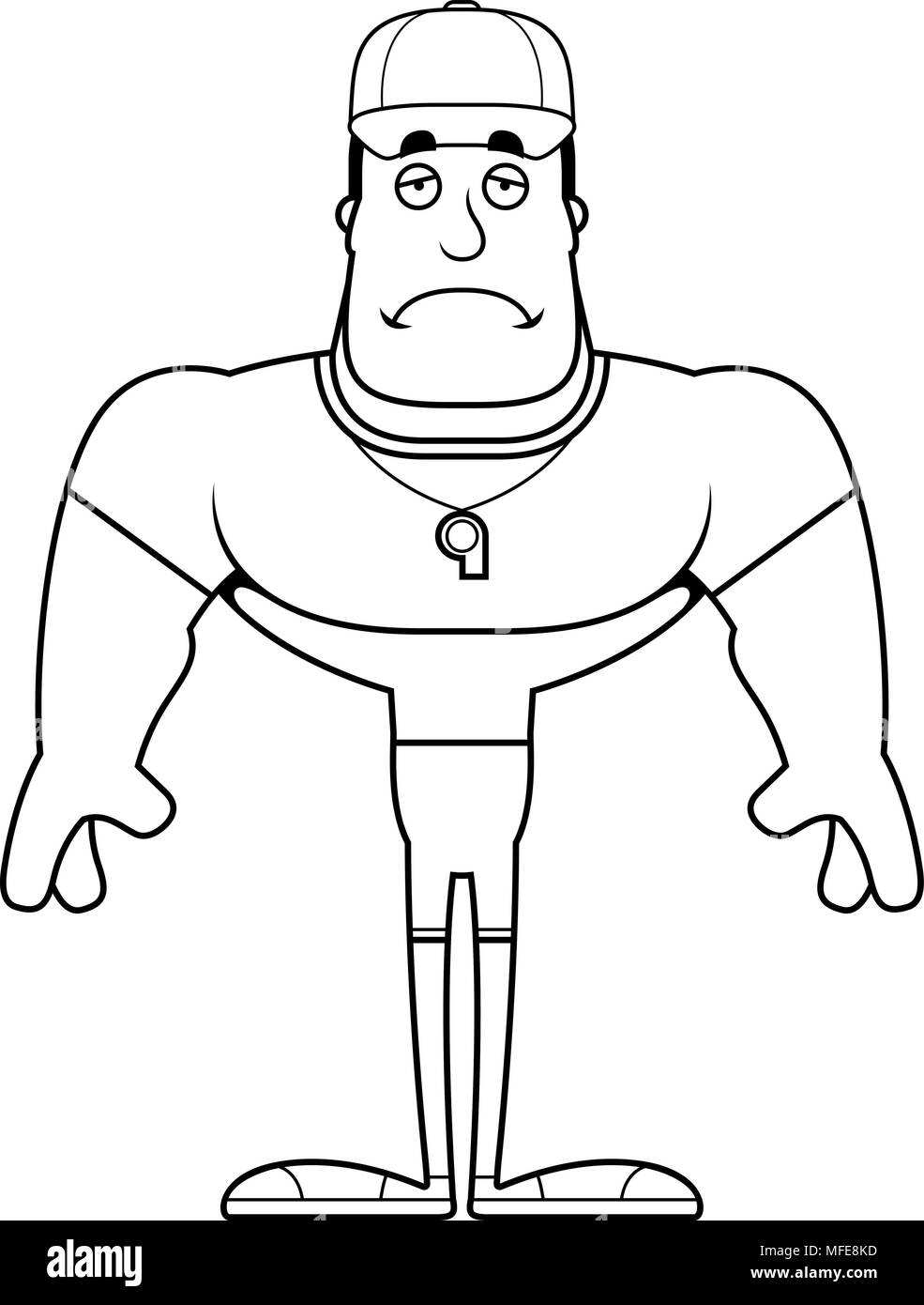 A cartoon coach looking sad Stock Vector Image & Art - Alamy