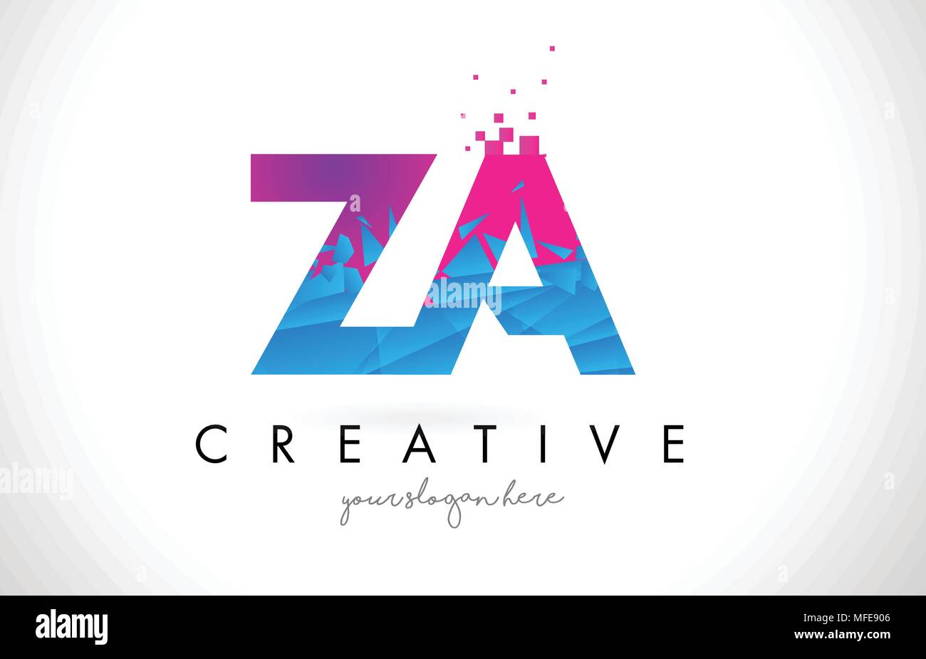 Rainbow a to z alphabet Stock Vector Images - Alamy