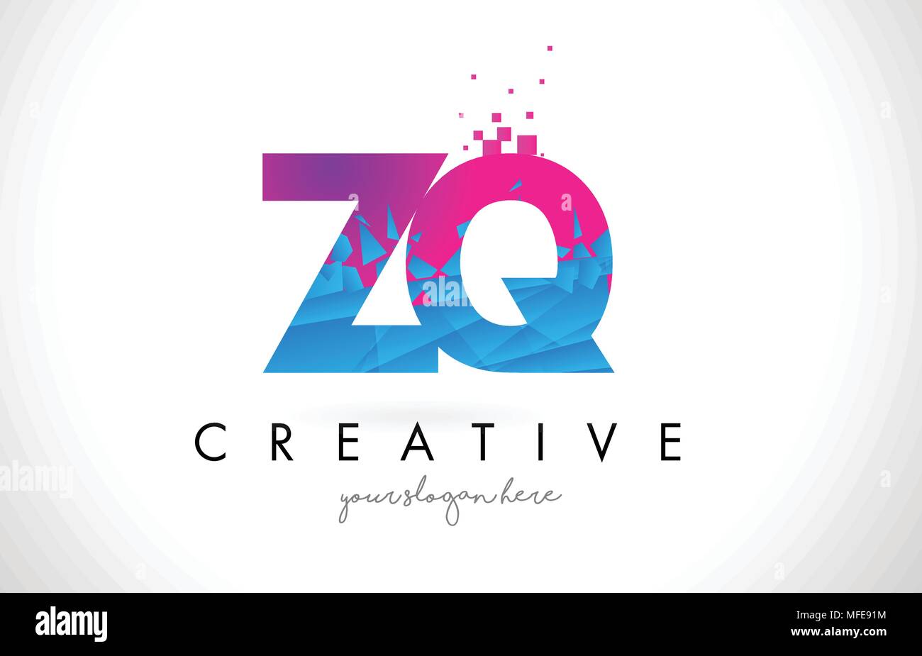 Zq logo Stock Vector Images - Alamy