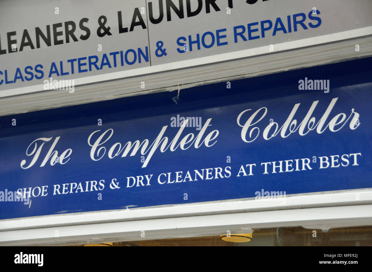 Shoe repair shop cobblers hi-res stock photography and images - Alamy