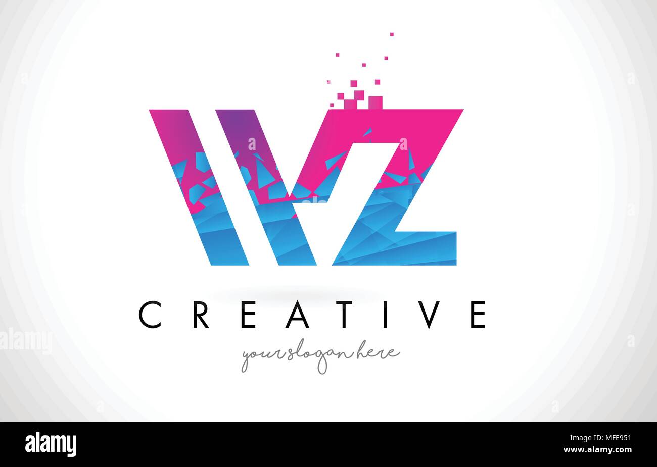 Wz icon Stock Vector Images - Alamy