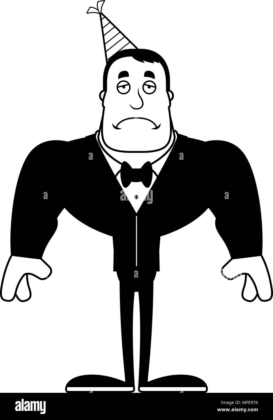 Sad new years party Stock Vector Images - Alamy