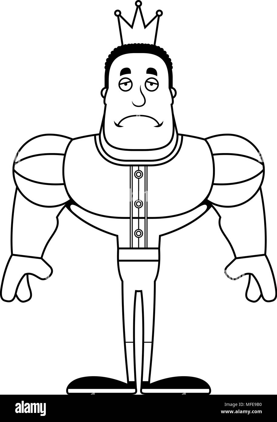 A cartoon prince looking sad Stock Vector Image & Art - Alamy