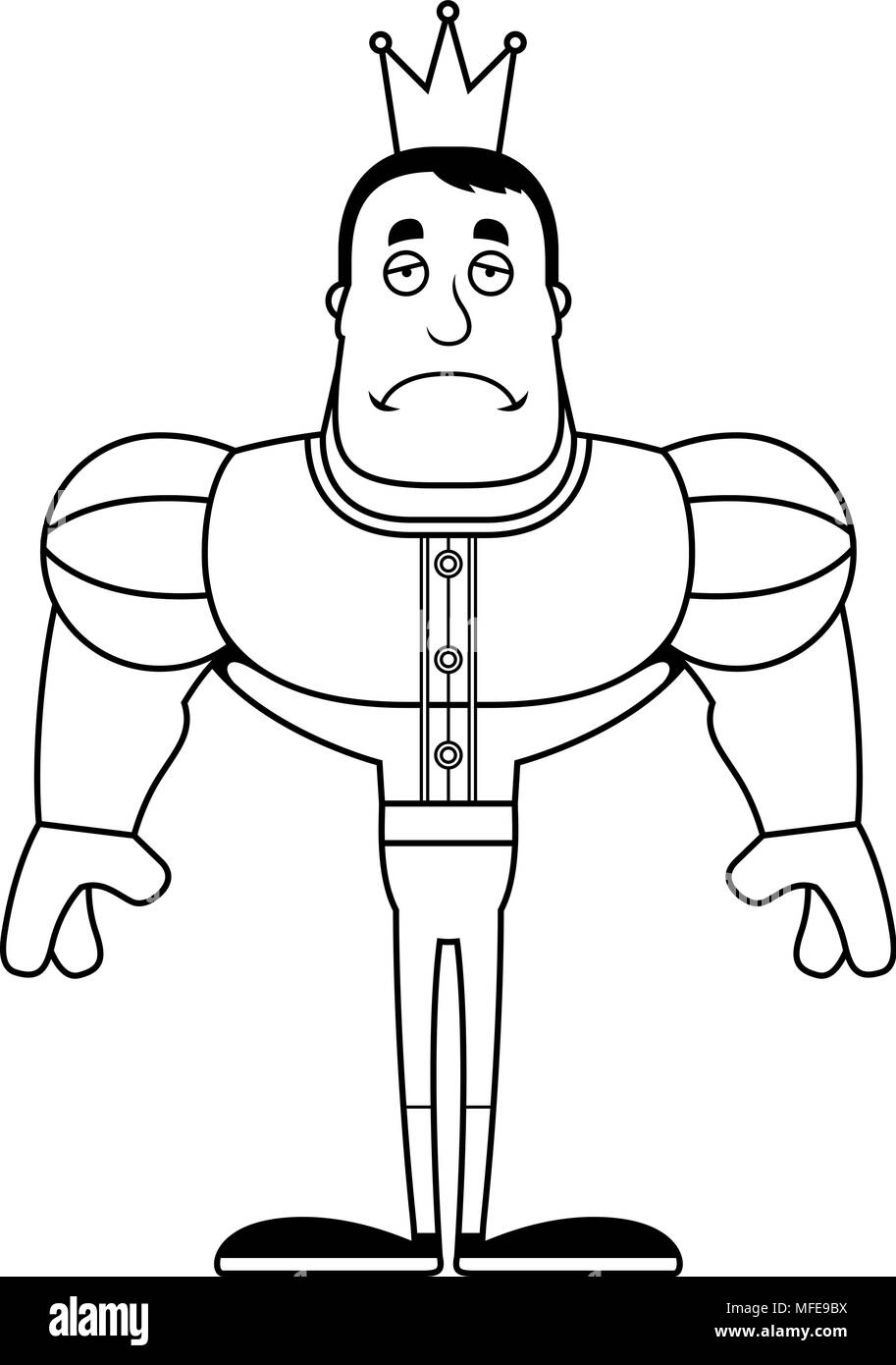 A cartoon prince looking sad Stock Vector Image & Art - Alamy