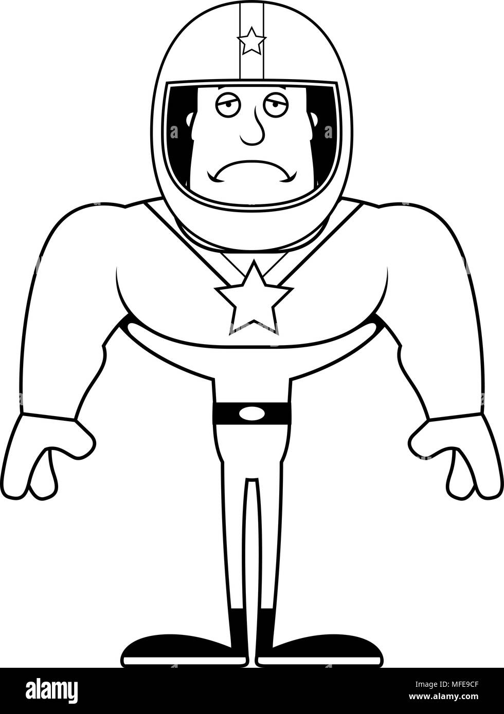 A cartoon race car driver looking sad Stock Vector Image & Art - Alamy